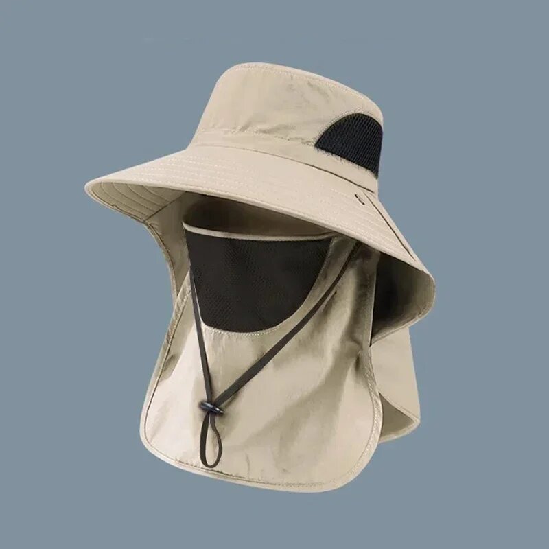Солнцезащитная шляпа с широкими полями Khaki