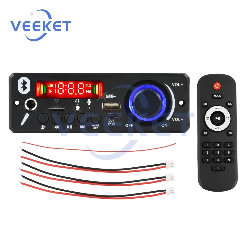 Bluetooth 5.0 MP3 Декодер Diymore 2x 80 Вт