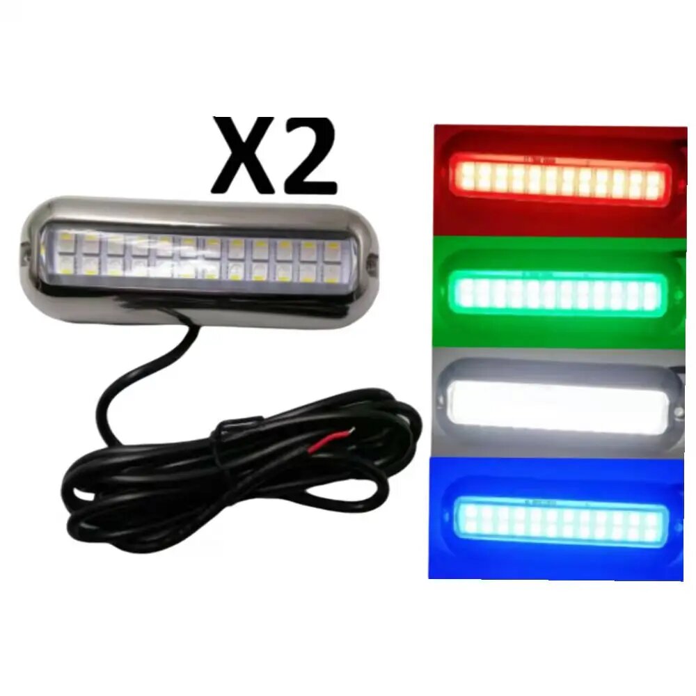 ANHEART морской лодочный понтон 24 RGBW светодиодный подводный свет SS 316 RGBW Light 2PCS