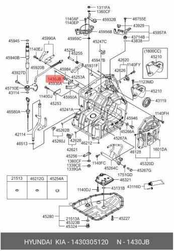 Шпонка распредвала hyundai porter Hyundai / Kia (Mobis) 1430305120