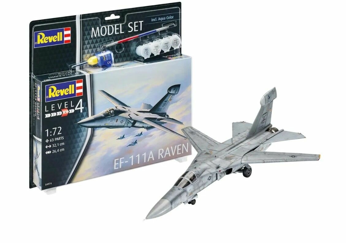 Набор Самолёт радиоэлектронной борьбы EF-111A Raven, Revell, 64974