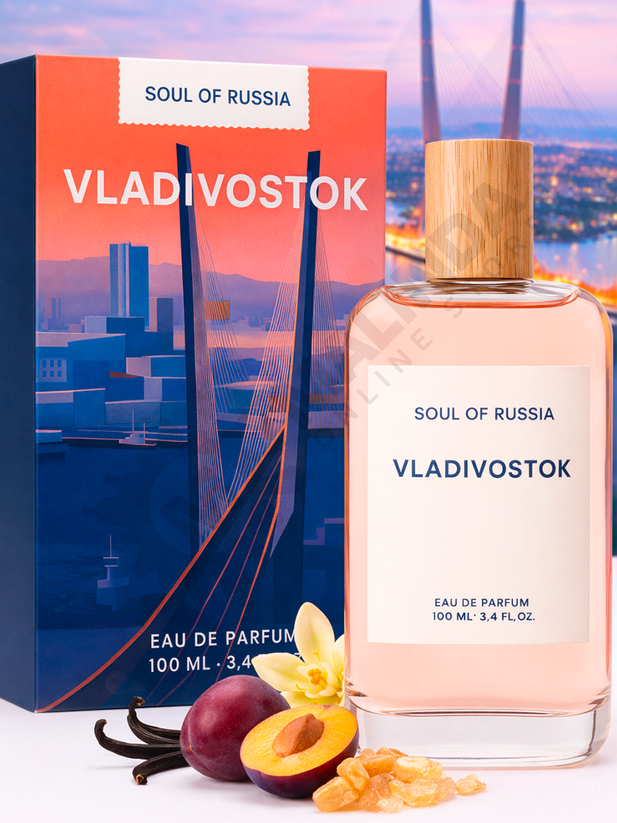 Парфюмерная вода Soul Of Russia Vladivostok унисекс флакон 100 мл