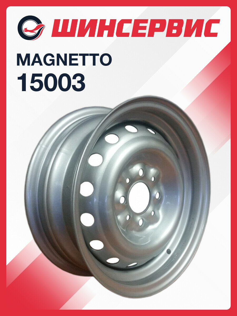 Стальной колесный диск Magnetto 15003 R15.0x6.0J 4x100.0 ET46.00 ЦО54.10 для автомобиля