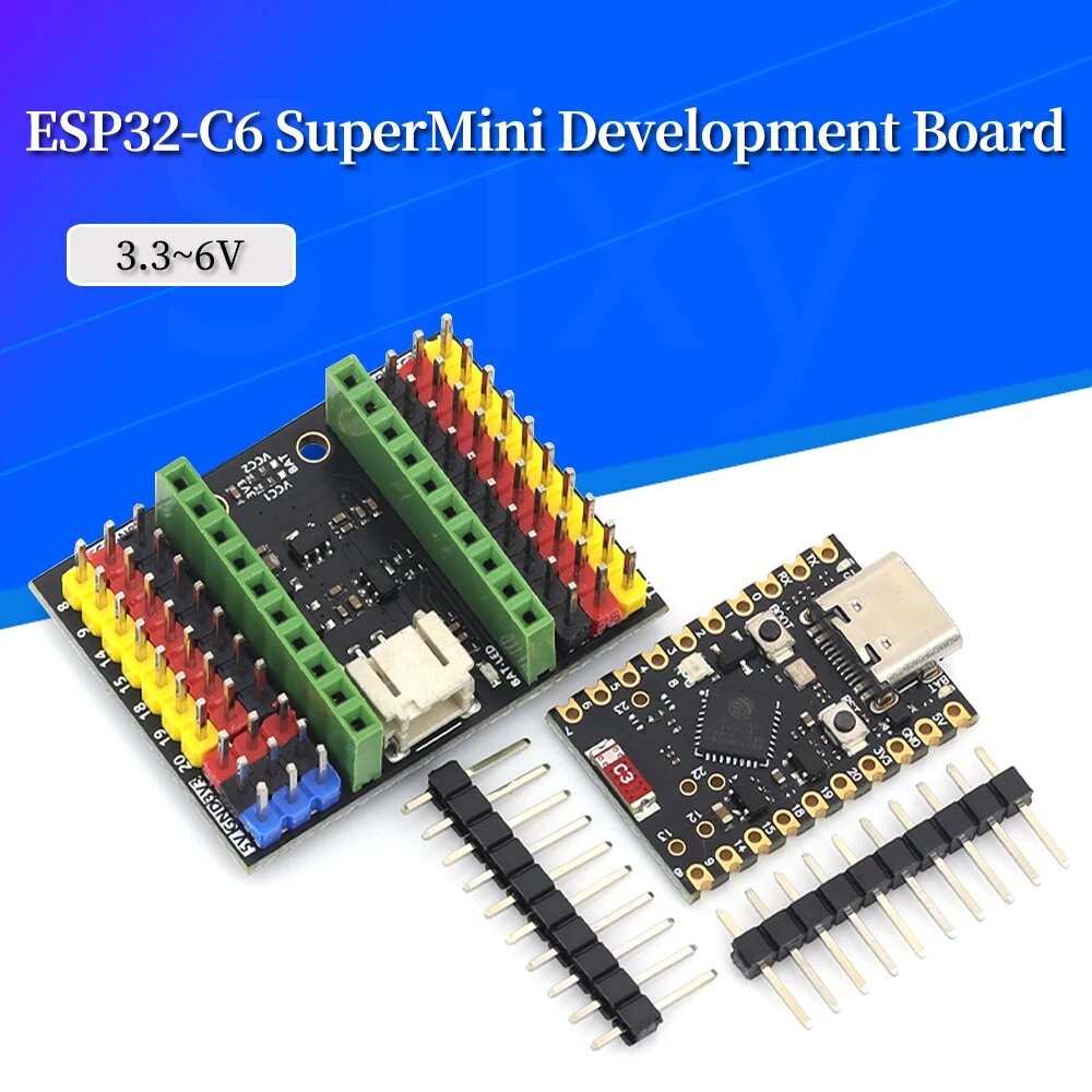 ESP32-C6 SuperMini Development Board, 1 шт. — фото 1