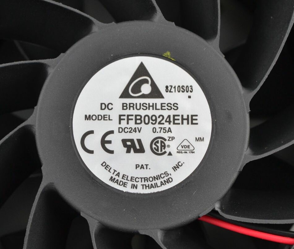 Вентилятор Delta Electronics FFB0924EHE 24v 2pin 92x38 — фото 1