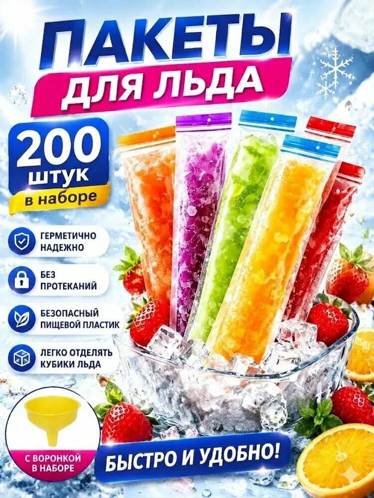 Форма для льда, 200 шт