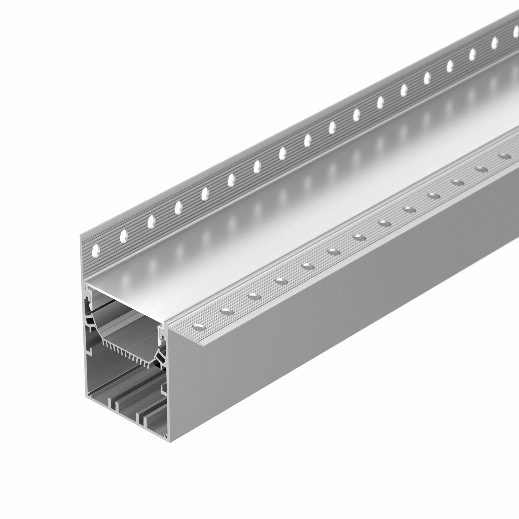 Профиль для светодиодной ленты Arlight Профиль SL-LINIA55-FANTOM-EDGE-2000 ANOD, 2м