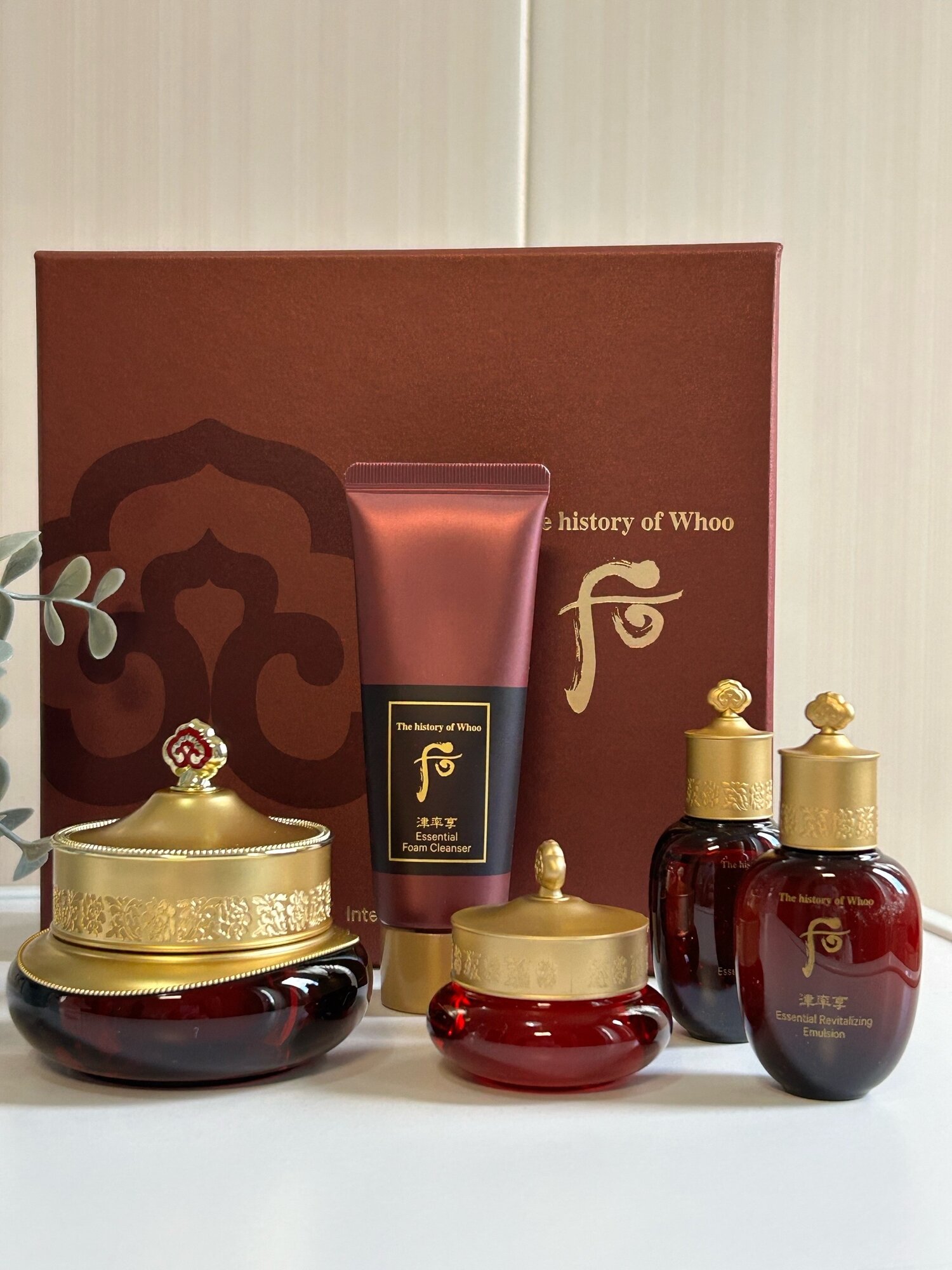 Люксовый набор с кремом для век корейский The History Of Whoo jinyul eye cream set