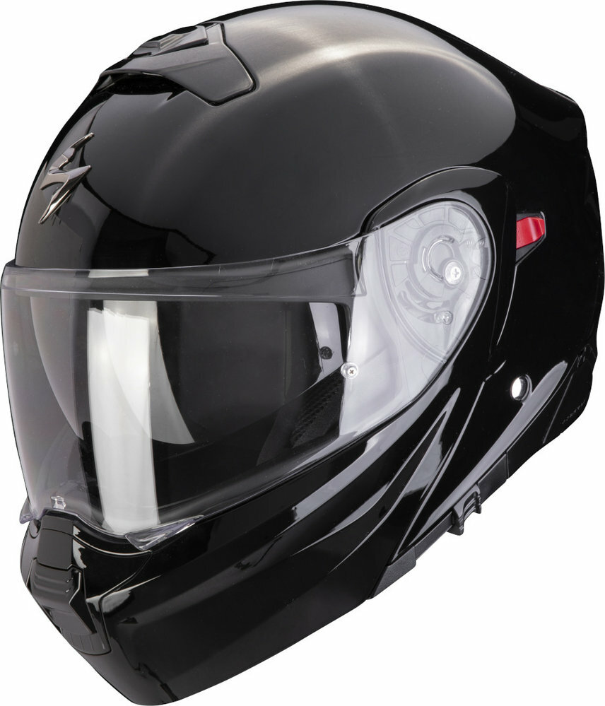 Мотошлем модуляр Scorpion EXO 930 Evo Solid / Черный (M / Черный)