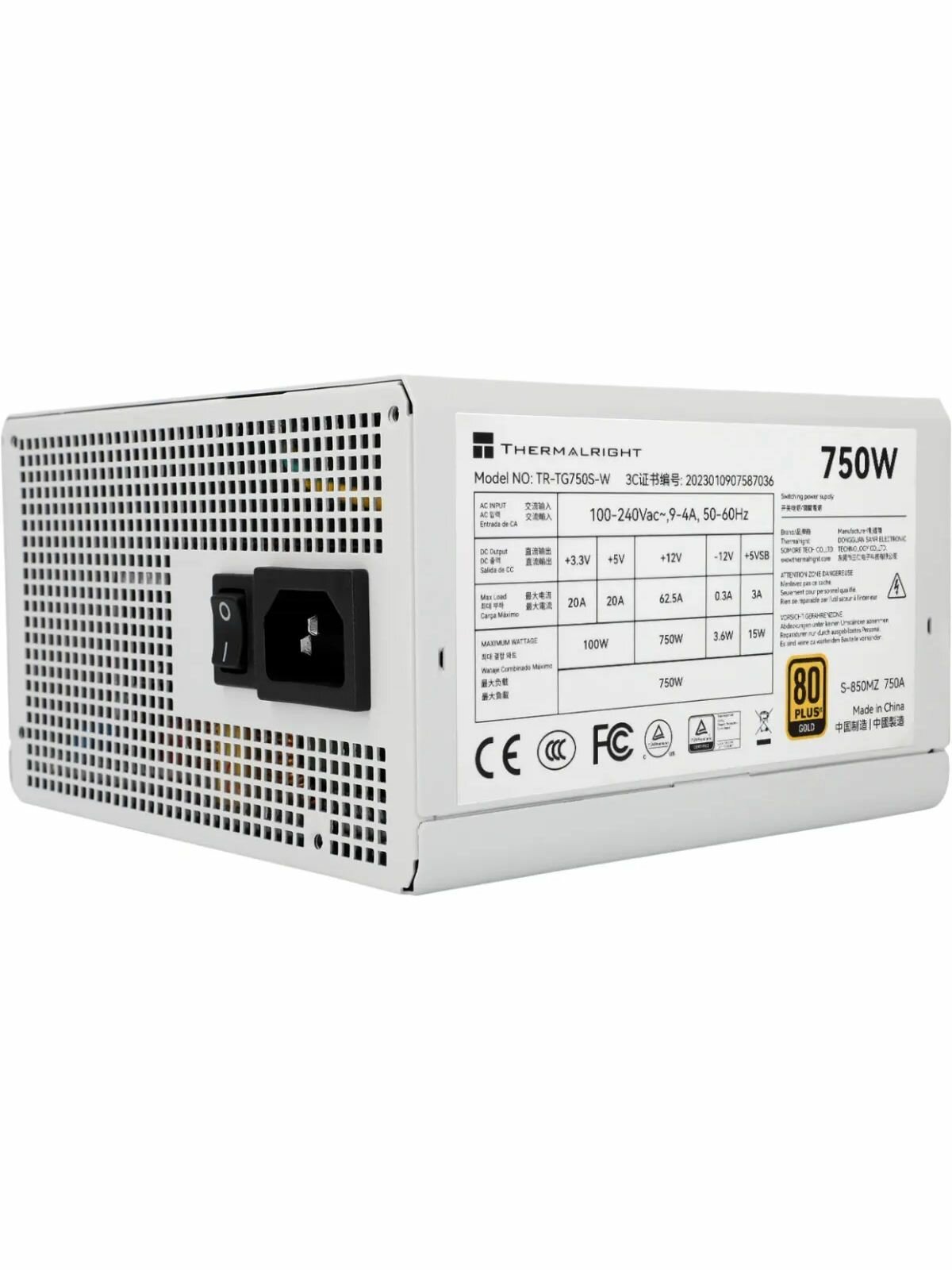 Блок питания компьютера Thermalright TR-TG750S-W TR-TG750S-W