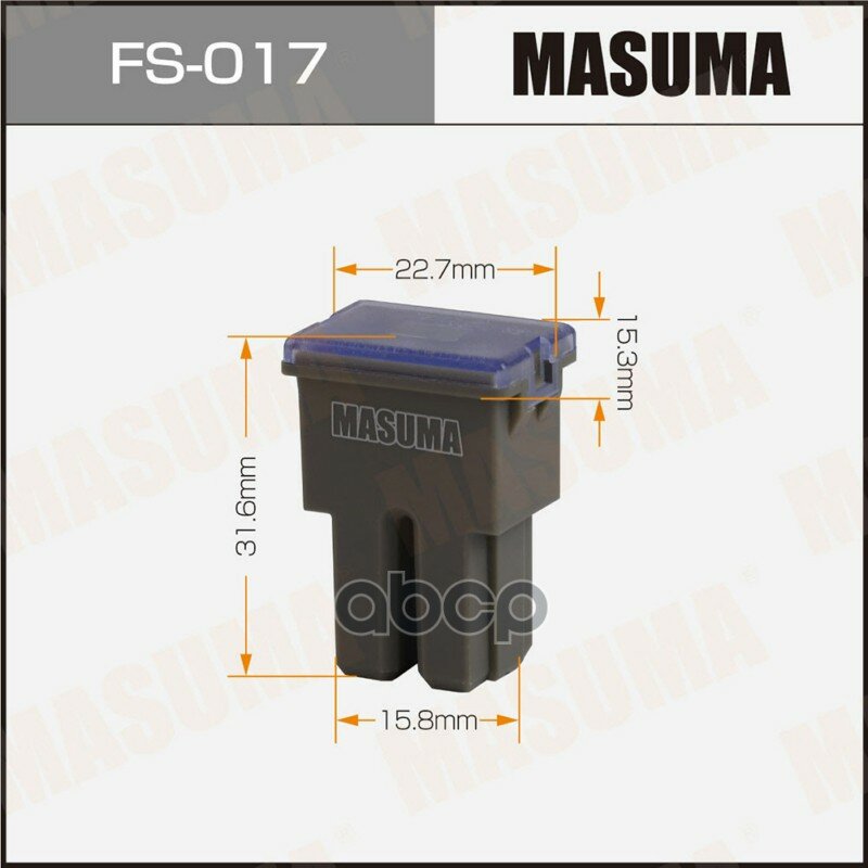 Предохранитель силовой 70А золотистый М, к-кт Masuma арт. FS017