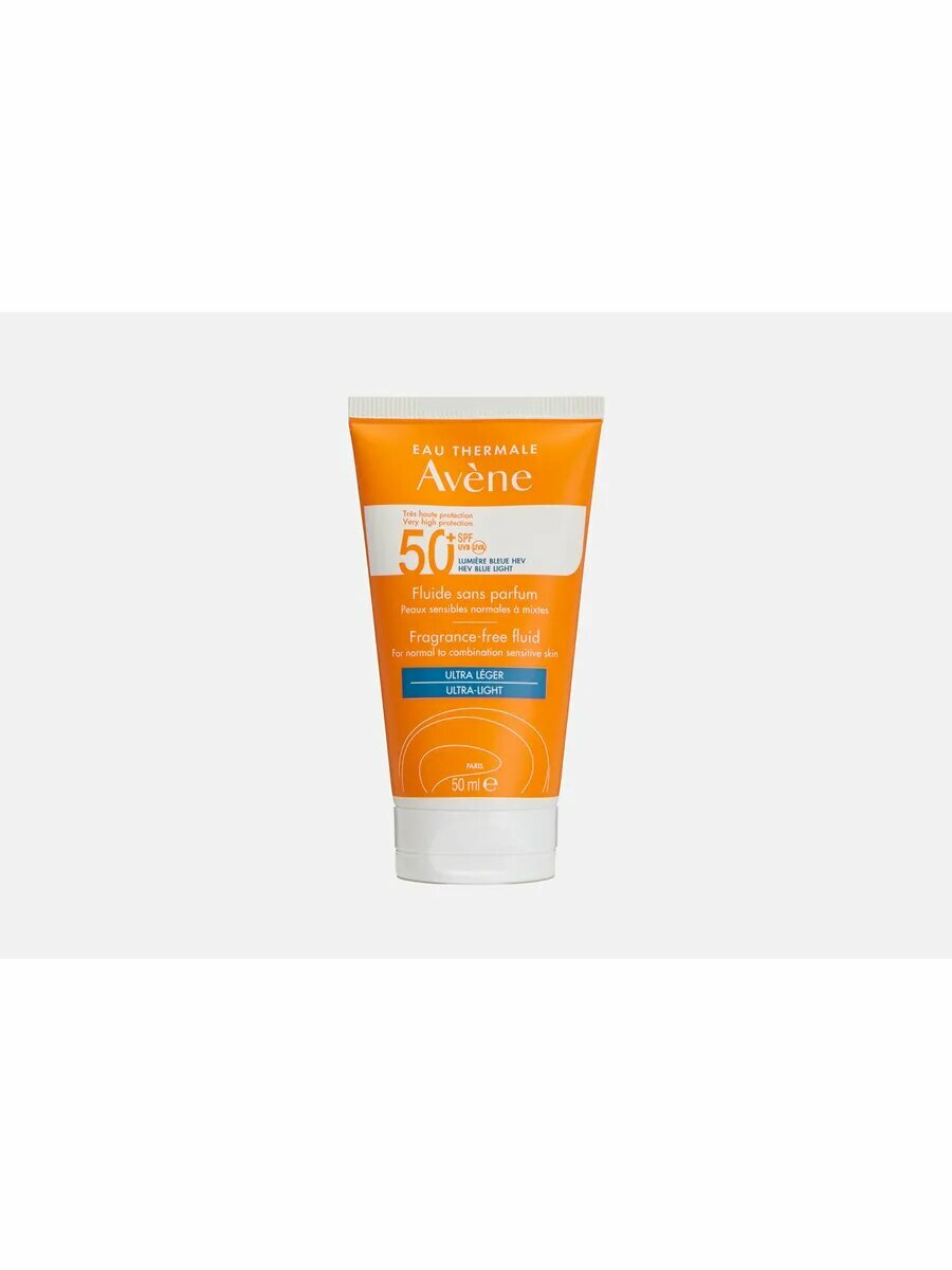 Солнцезащитный флюид SPF50+ EAU THERMALE AVENE SUN 50 мл