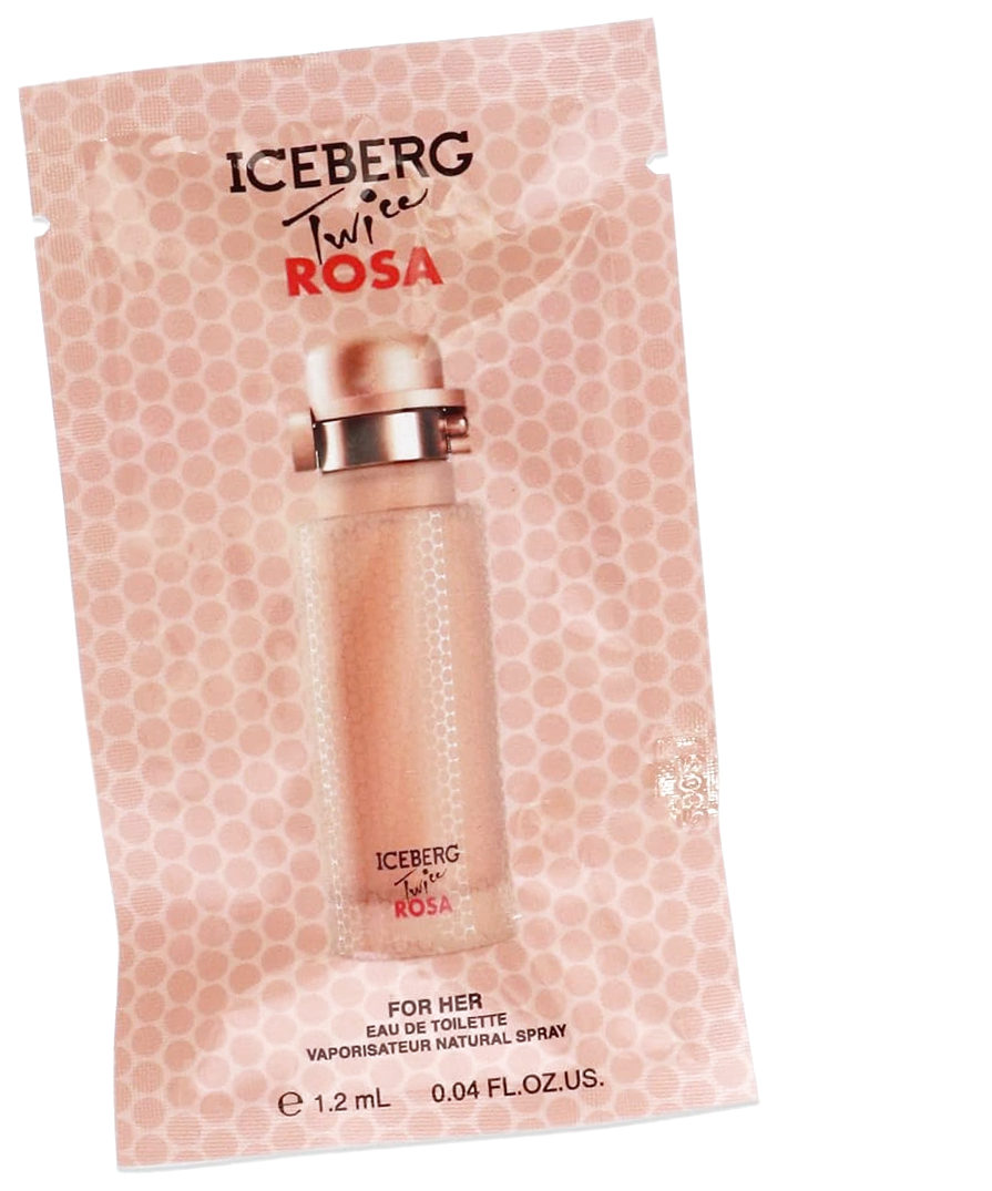 Туалетная вода Iceberg Twice Rosa 1.2 мл пробник женская - Твайс Роза миниатюра духов