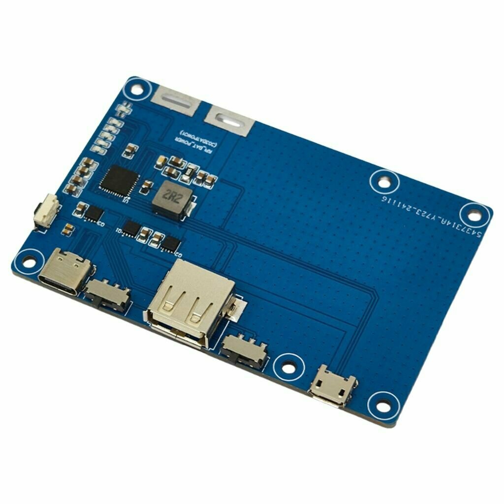 Литиевая батарея Raspberry Pi с расширенной функцией быстрой зарядки входного и выходного питания 5V3A output