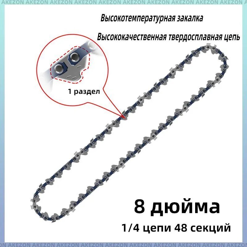 Цепь для пилы, шаг 1/4" 48 зв. 1 шт.