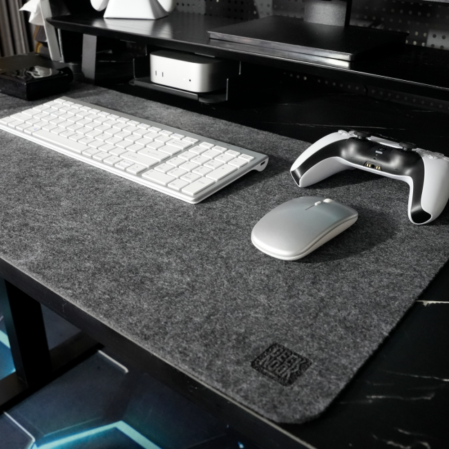 Geek Nook 20240404 Коврик для мыши/ Mouse pad GEEK NOOK 80*40CM Dark Gray Felt — фото 1