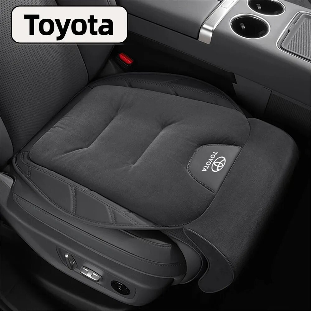 Подушка автомобильная На сиденье, Бархат, 1 шт, Toyota Yaris Cross GR LIVEN Highlander Camry LE Corolla Hilux