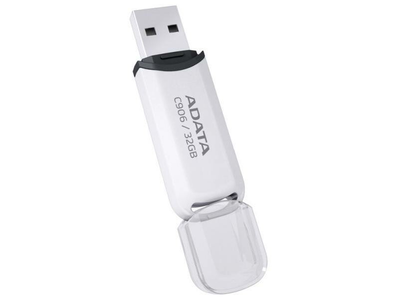 Флешка USB 32Gb, USB 2.0, A-Data C906 white