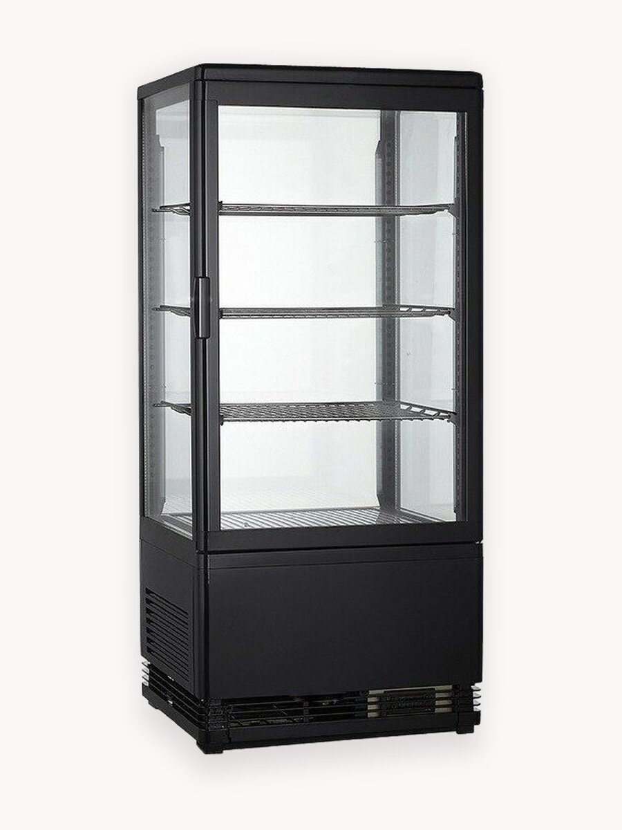 Витрина холодильная VIATTO VA-RT-78B черная