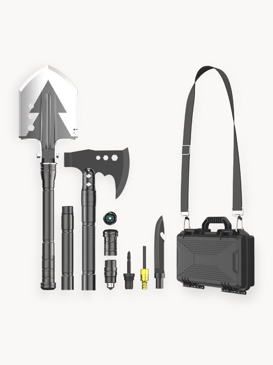 Многофункциональный складной топор-лопата набор инструментов на открытом воздухе