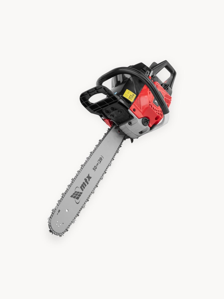 Пила цепная бензиновая MTX, MS-5820, шина 50 см, 58см3, 3,6 л. с, шаг 0,325, паз 1,5 мм, 76 зв, 95213