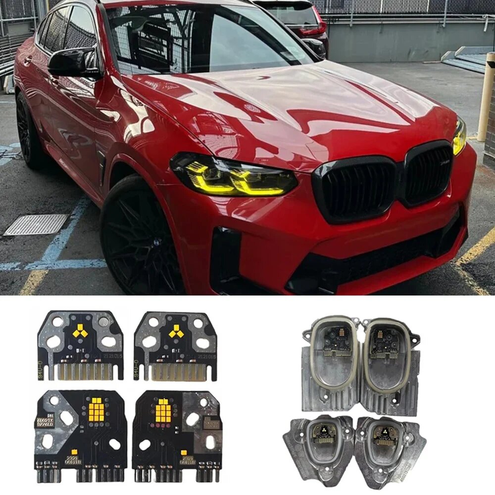 Светодиодные ДХО для BMW X3/X4 G01/G02/X3M/X4M Yellow
