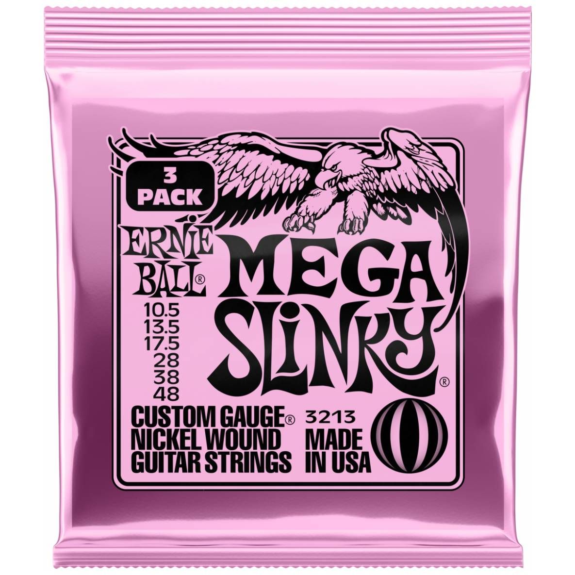Набор из 3х комплектов для электрогитары ERNIE BALL 3213
