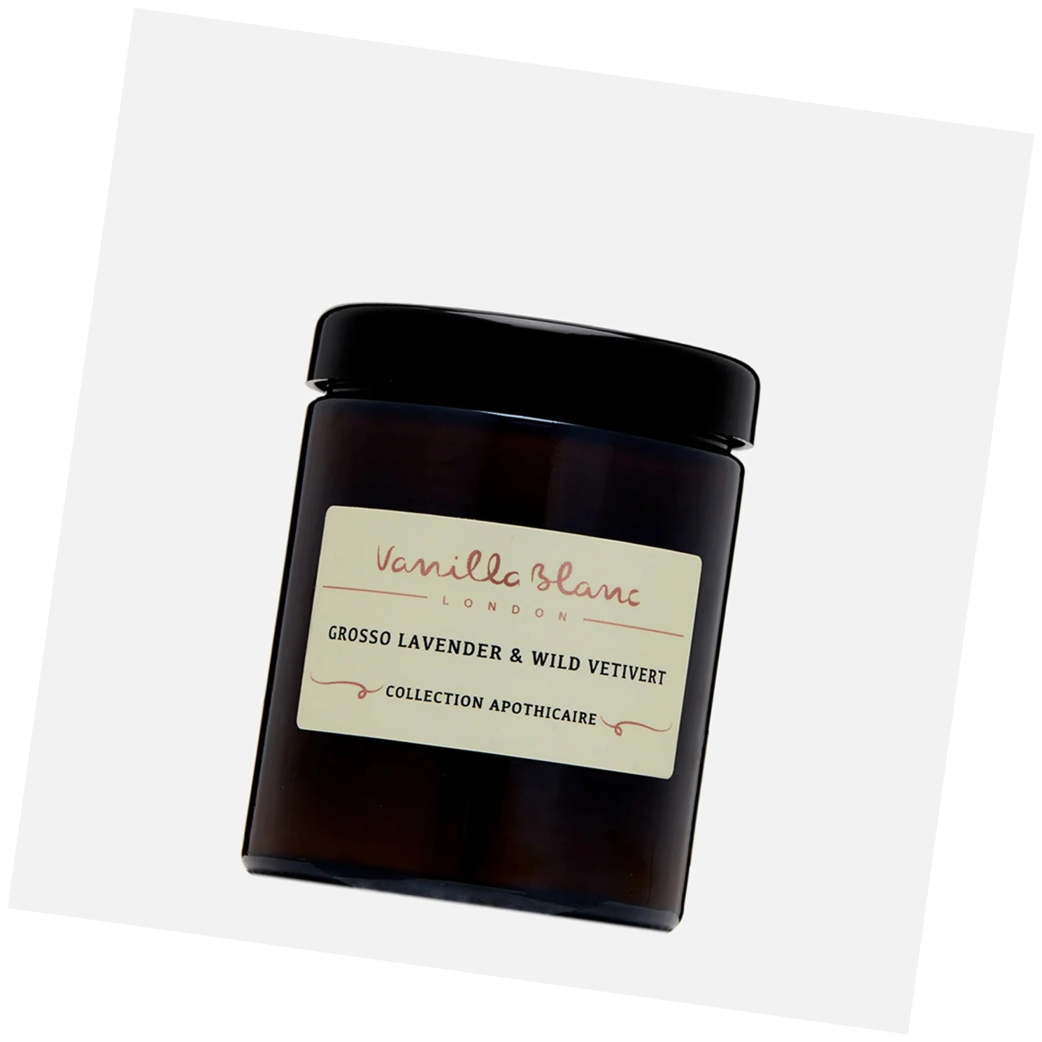 Lavender and Wild Vetivert - свеча Vanilla Blanc Grosso / Ванилла Бланк Гроссо 170 гр