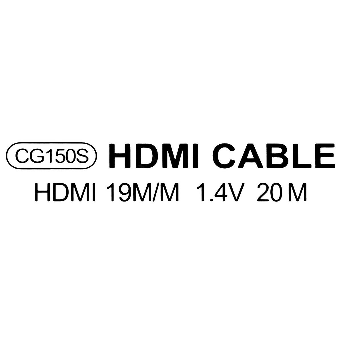 TV-COM CG150S-20м Кабель HDMI to HDMI (19M -19M) 20м ver1.4 — фото 1