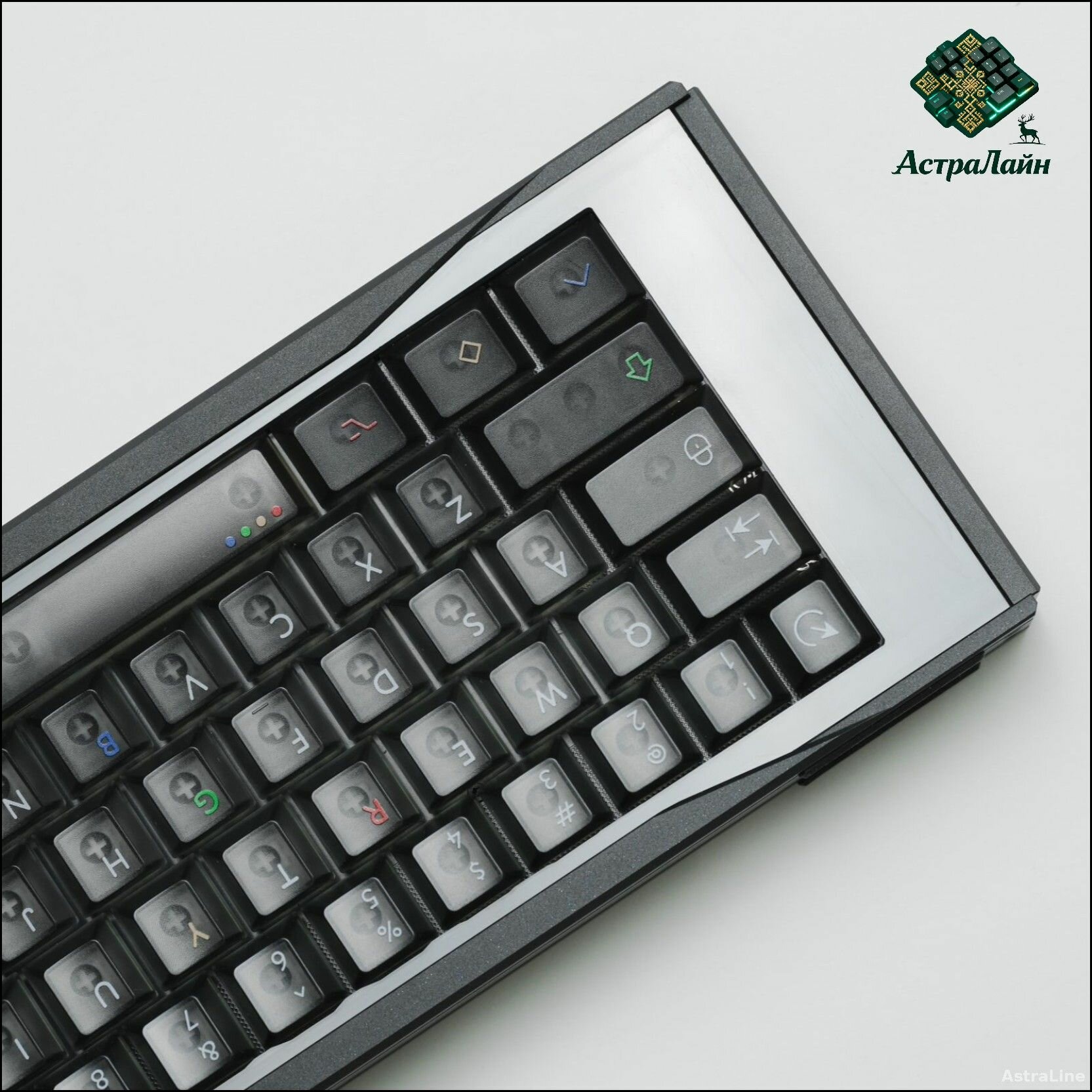 Эксклюзивные матовые кейкапы BLACK LIGHT, 122 клавиши, профиль Cherry для механической клавиатуры