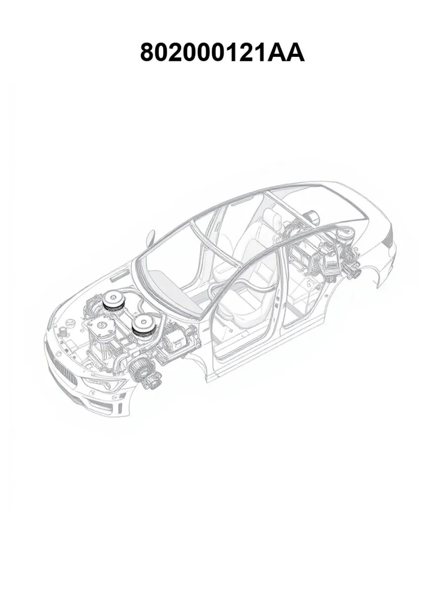 802000121AA, Датчик давления воздуха Chery