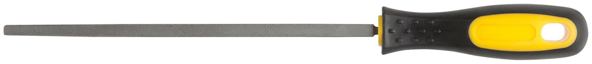 Напильник, прорезиненная ручка, квадратный 200 мм