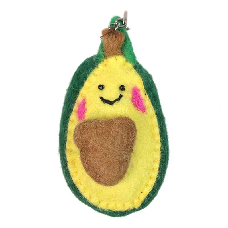 Брелок-подвеска из фетра в форме фрукта, авокадо