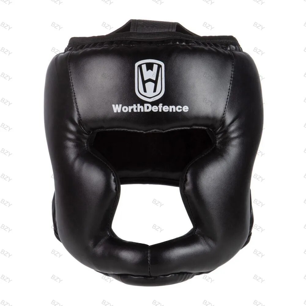 Шлем защитный Worth Defence для карате, муай тай, тайского бокса, ММА, размер: L, черный
