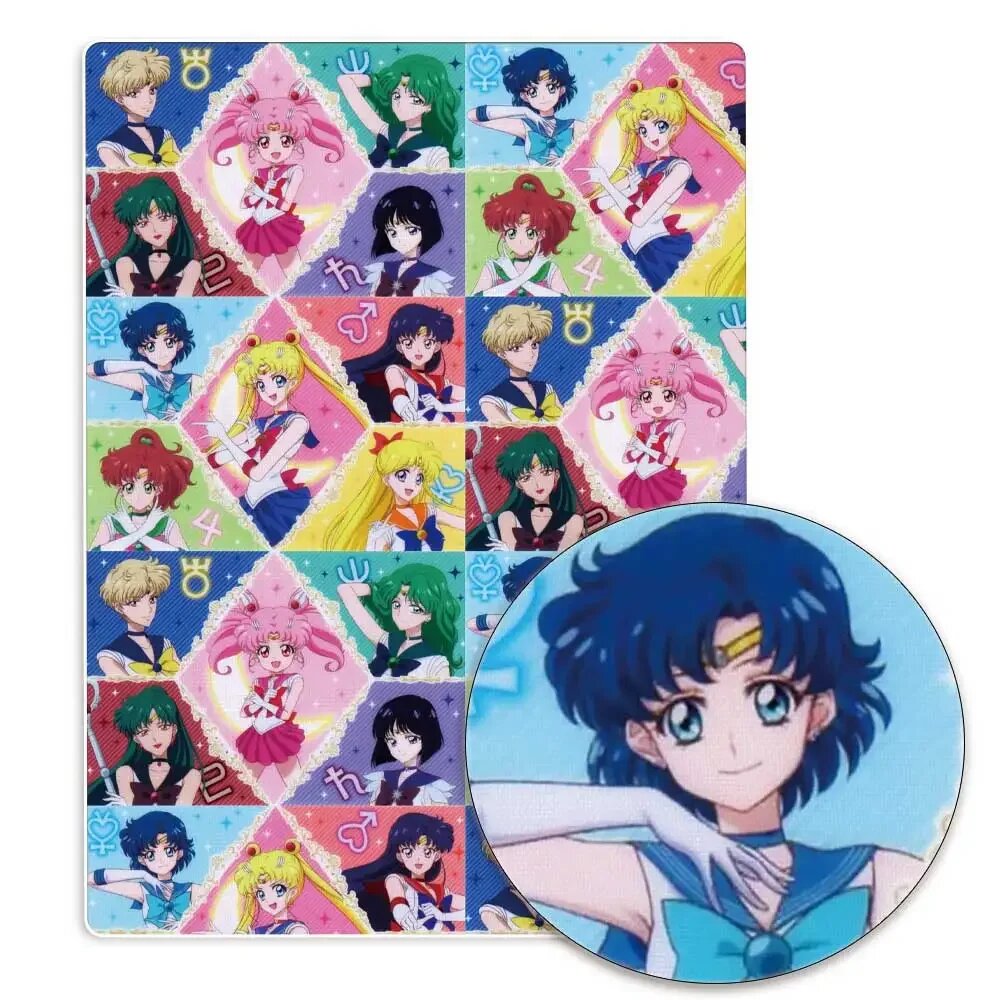 Детская ткань с героями мультфильмов Bandai 1111, Polyester cotton