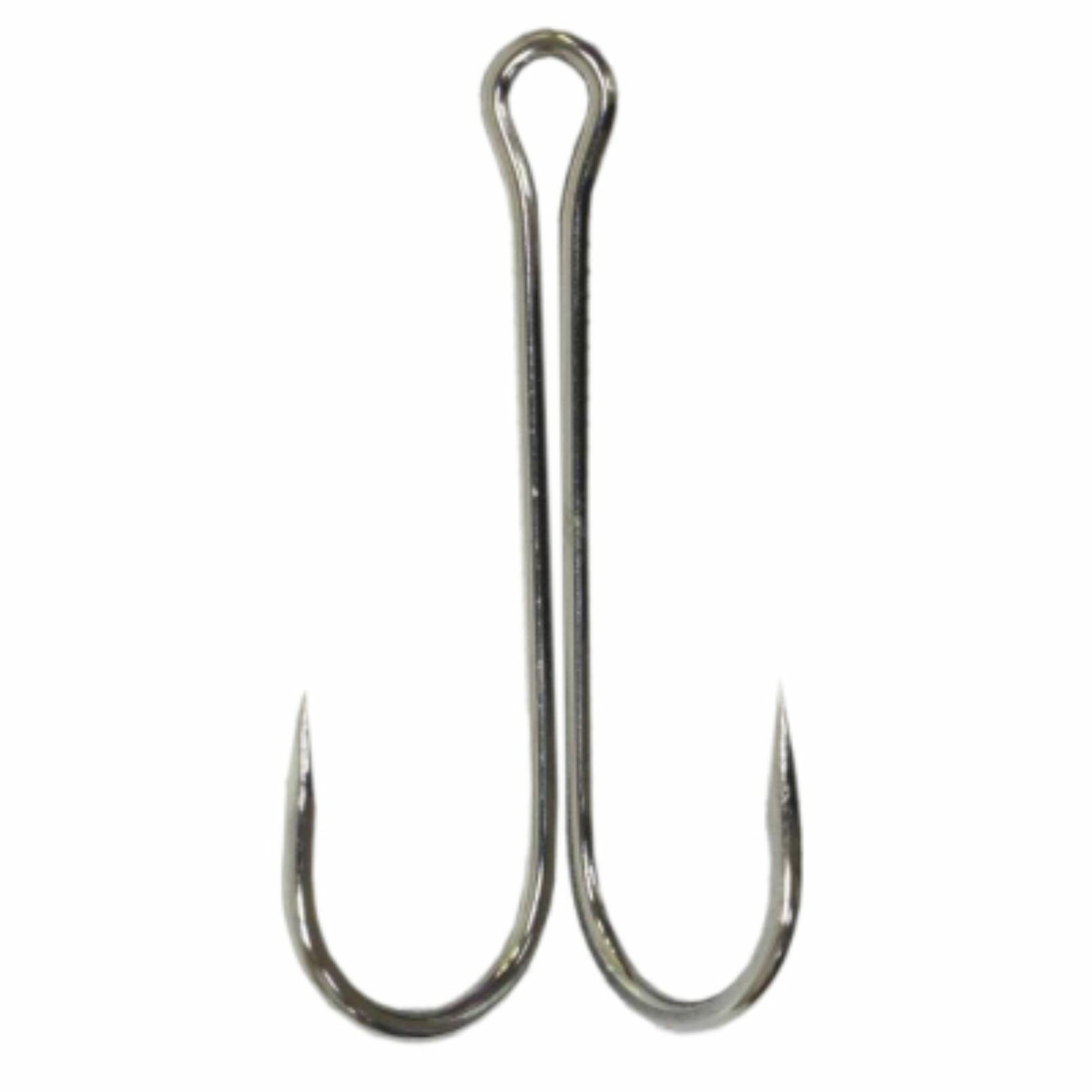 Крючки двойные Kaida BD8056 размер 1, 3,7см, 12 штук в коробке