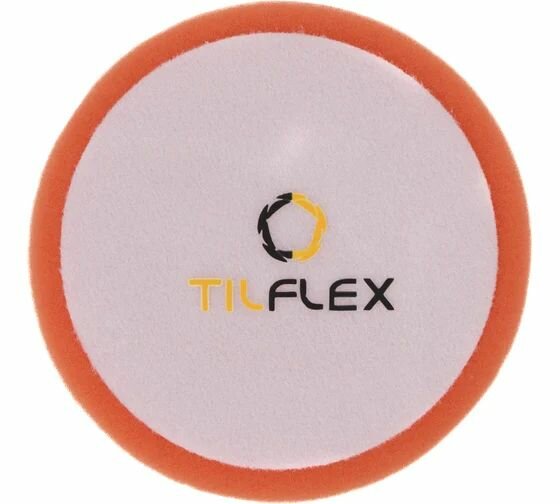 Круг полировочный 150х30 мм, липучка 125 мм, оранжевый TILFLEX