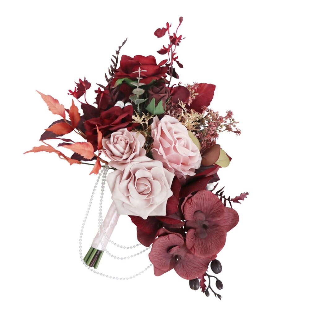 Имитация Розы Невесты Свадебный Букет Свадебные Украшения для Вечеринки для Церемонии