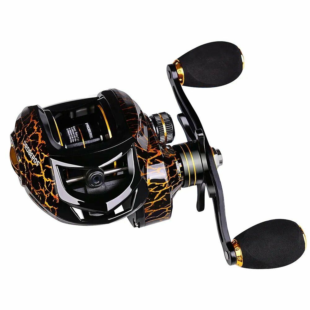 Мультипликаторная катушка PROBEROS для кастинговой ловли 4+1 подшипника передаточное число 7.2:1