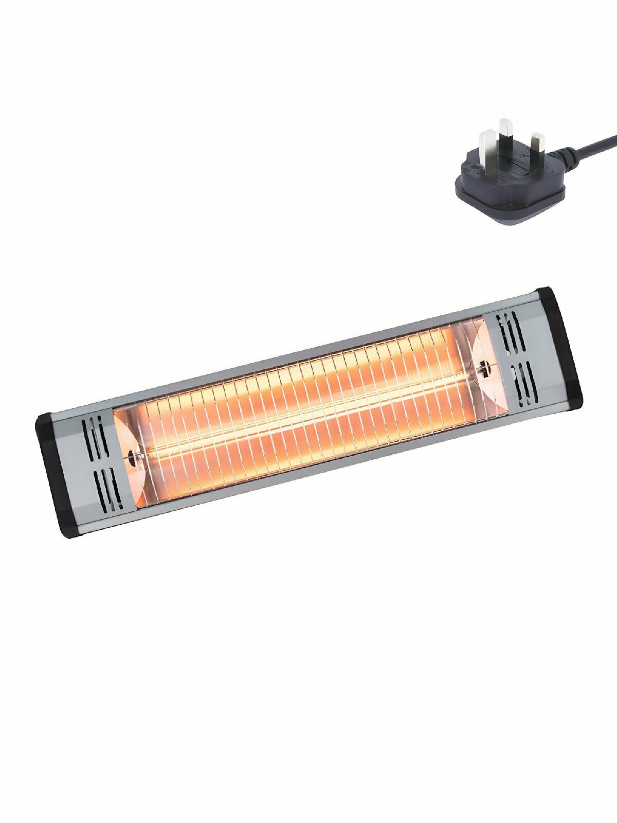 Электрический порт из смеси алюминия, Тройная Европейская розетка, настенный Гибкий шнур питания длиной 1,8 м