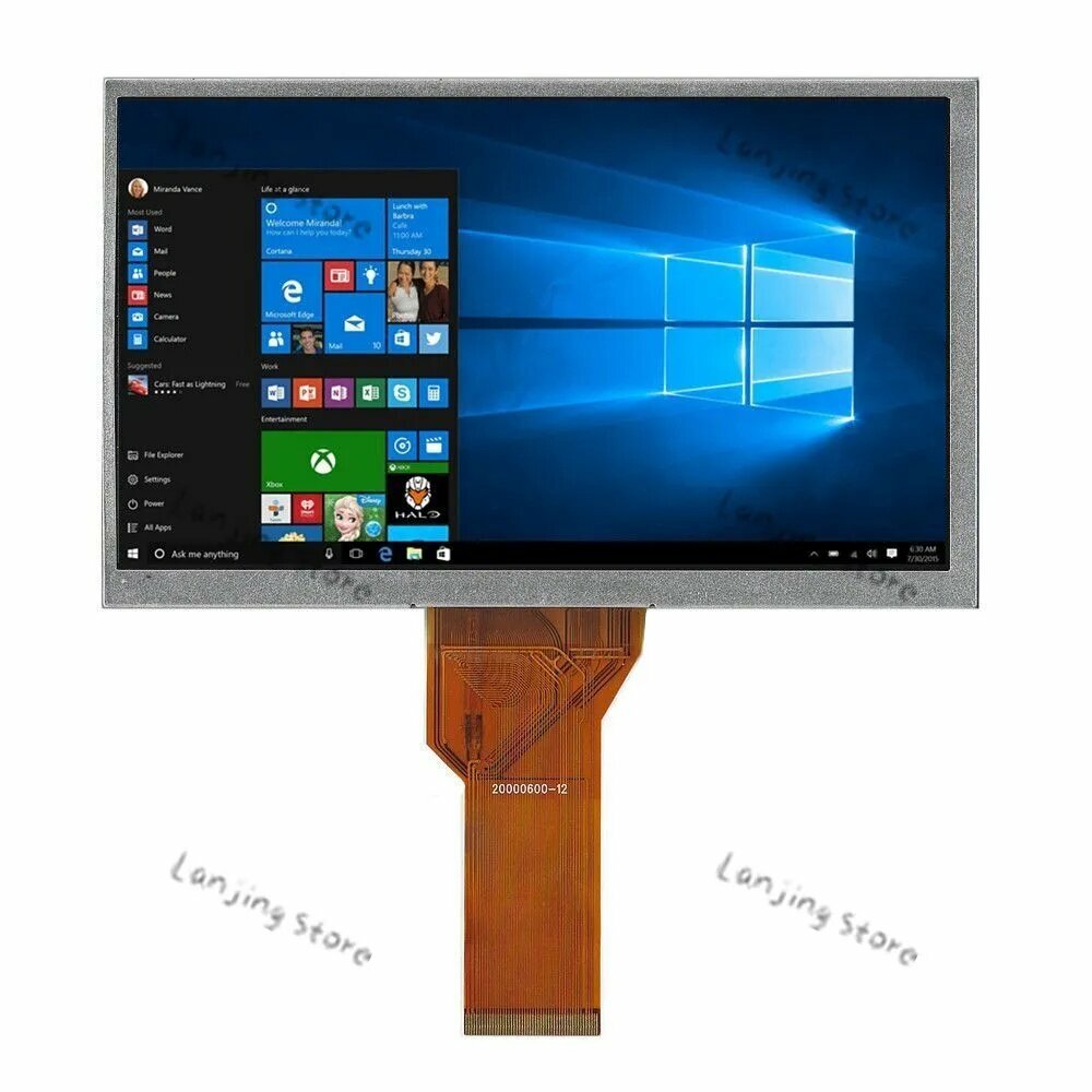 Графический экран 7-дюймовая универсальная ЖК-панель AT070TN94 (800×480, 50-pin)