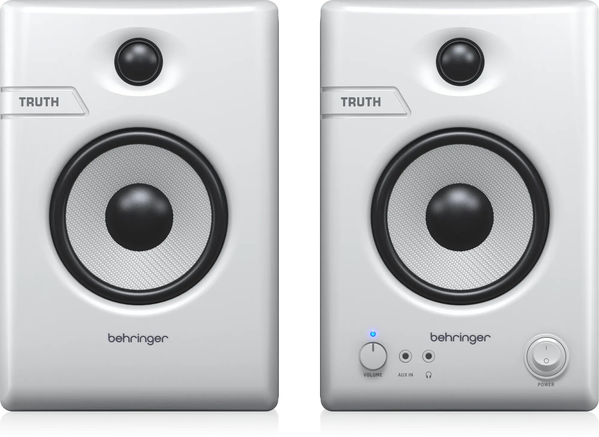 Активные студийные мониторы Behringer TRUTH 4.5 BT WH белые с Bluetooth