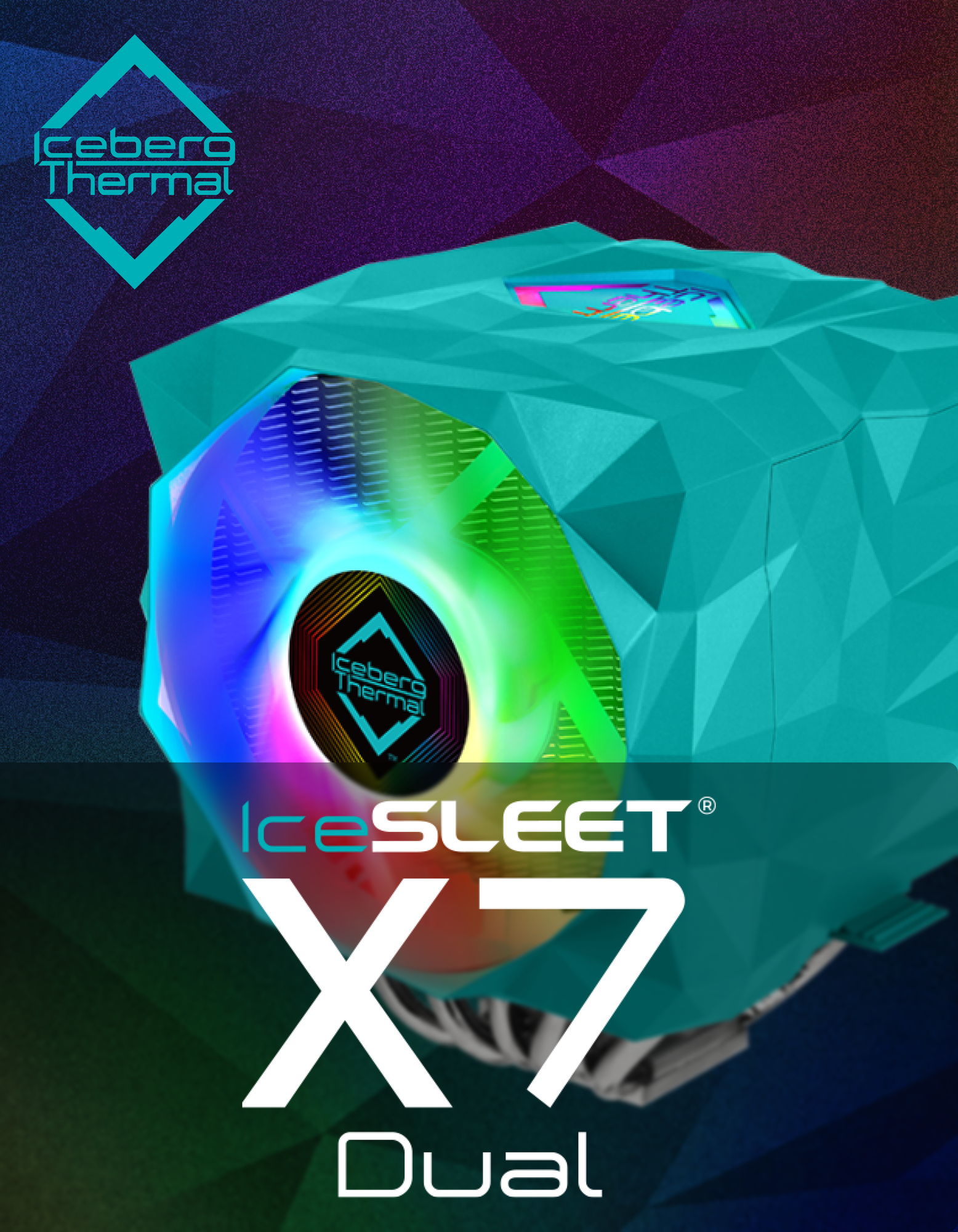 Кулер для процессора Iceberg Thermal IceSLEET X7 A-RGB Dual