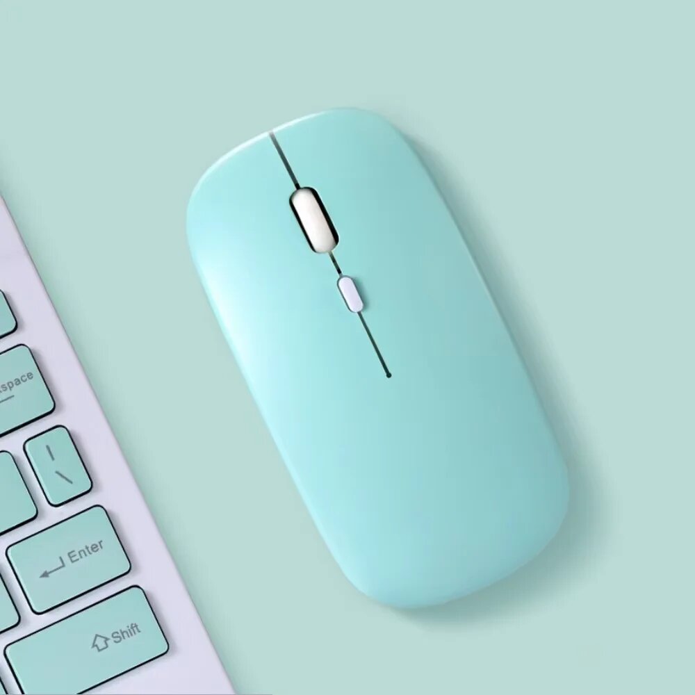 Бесшумная Bluetooth мышь Blue