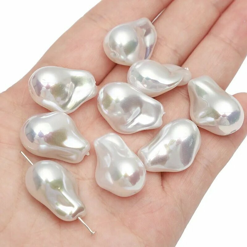 Крупный барочный жемчуг 22mmx15mm (5 шт)/Бусины из искусственного жемчуга
