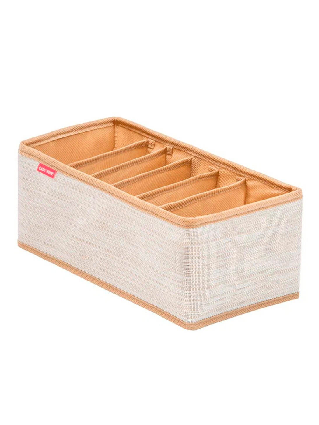 Органайзер Casy Home Лен для ремней, 30х14х11см, цвет бежевый