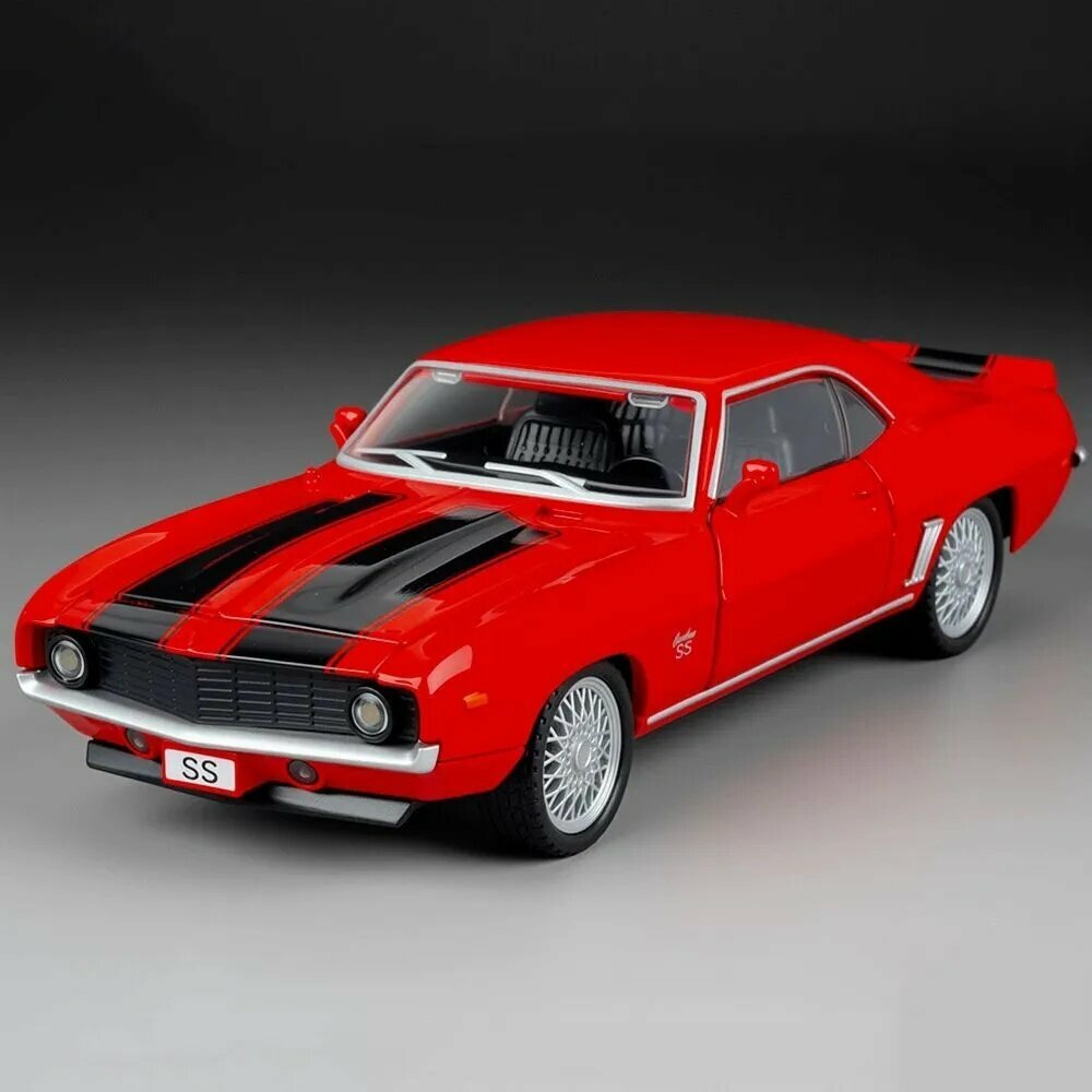 1:32 Масштаб Chevrolet Camaro SS металлическая модель автомобиля игрушка спортивная машина декор
