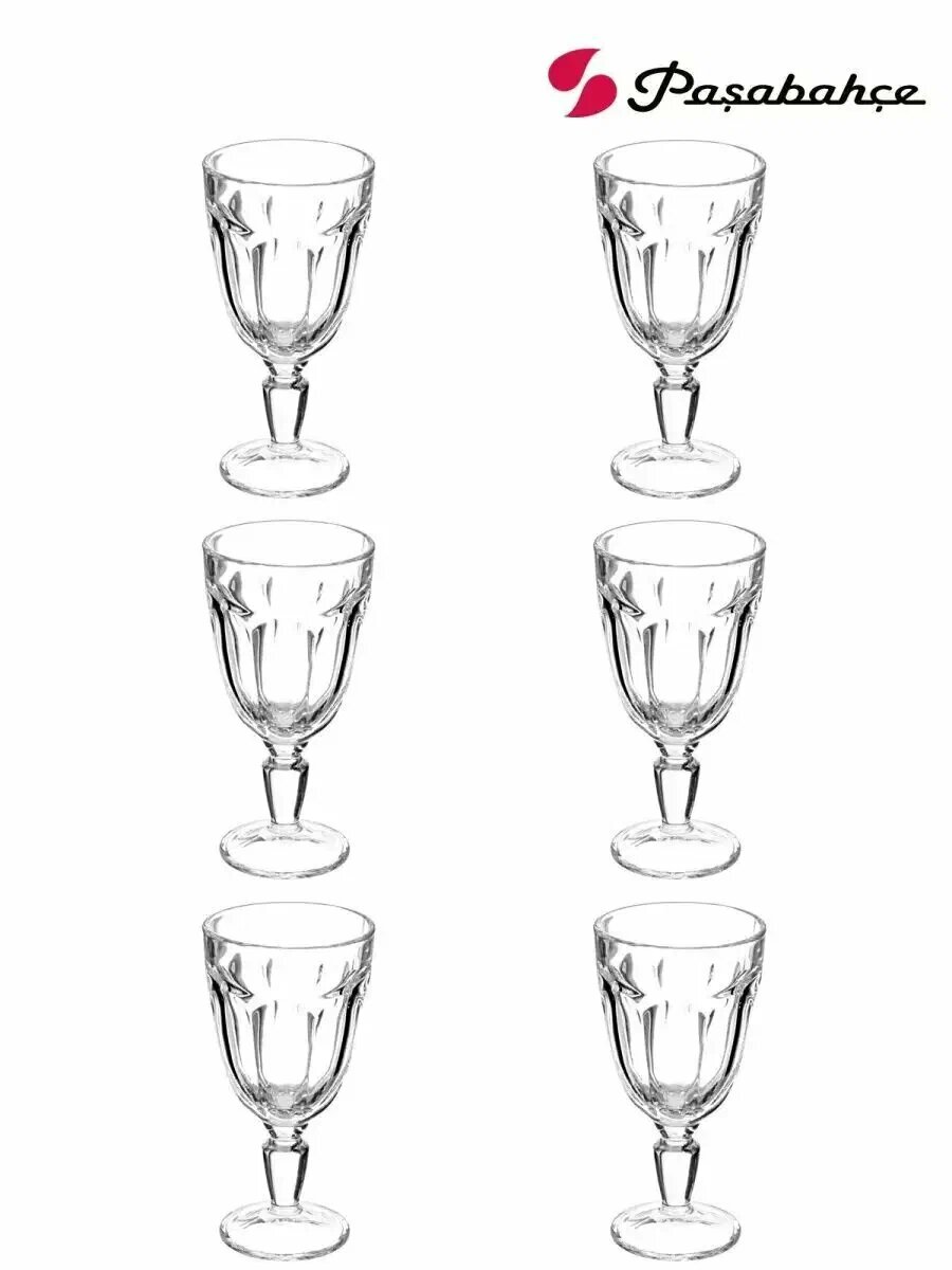 Набор бокалов "Casablanca" Pasabahce, для вина, стекло, 235 мл, 6 шт.
