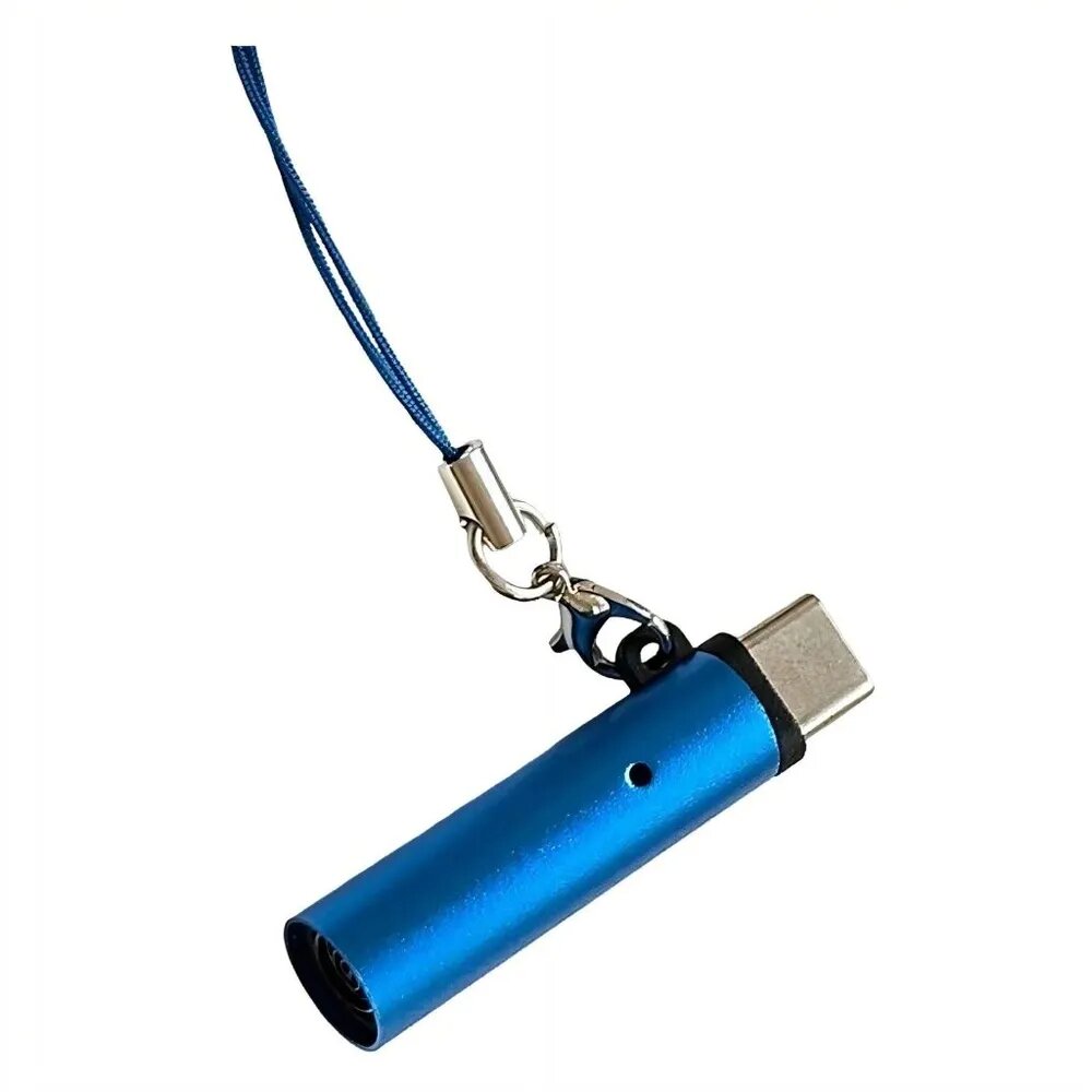 Мини-портативный прикуриватель с разъемом Type c-синий