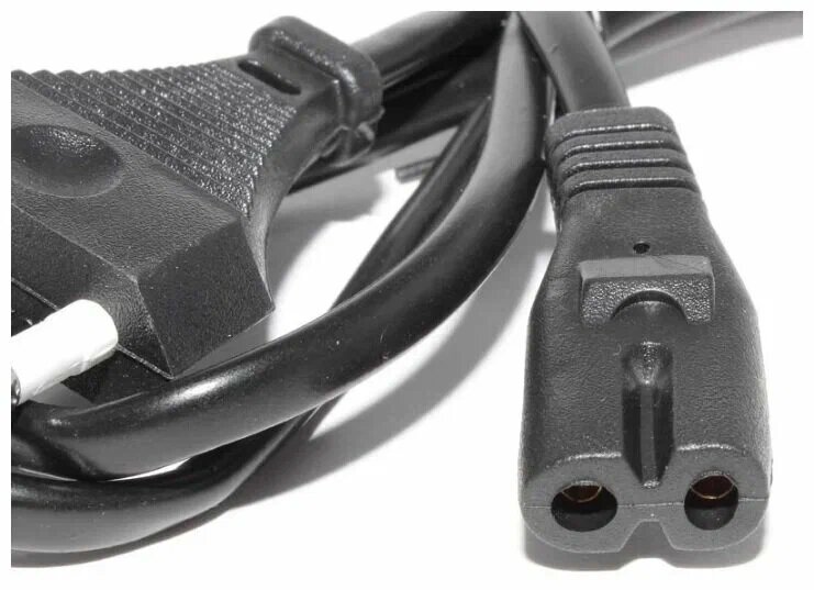 Кабель питания C8, для радиоприёмников и источников питания, черный